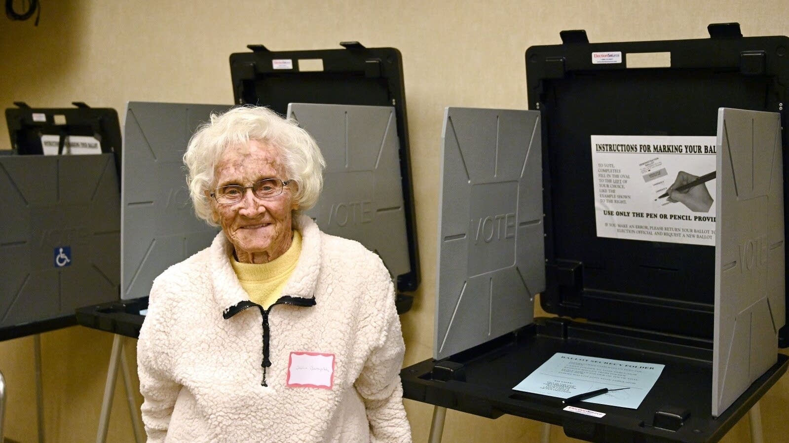 ‘I thought it would be fun.’ 92-year-old election judge has served ...