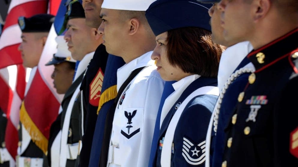 6 patriotic marches, performed by U.S. military bands