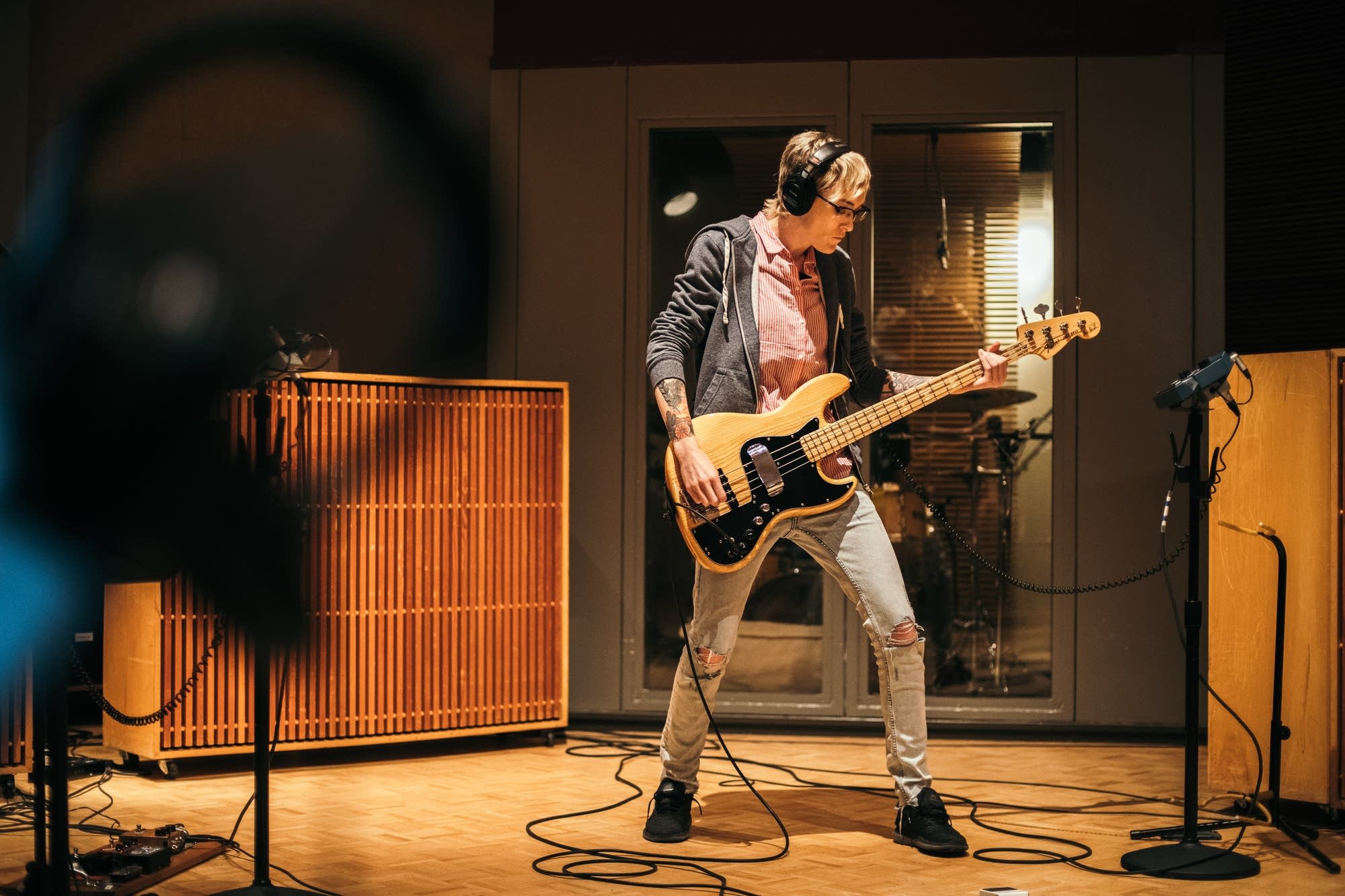 Justin Courtney Pierre performs in The Current studio | The Current