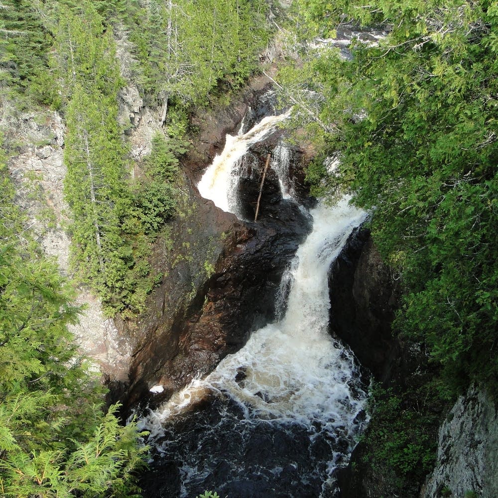 Waterfall Into Black Hole