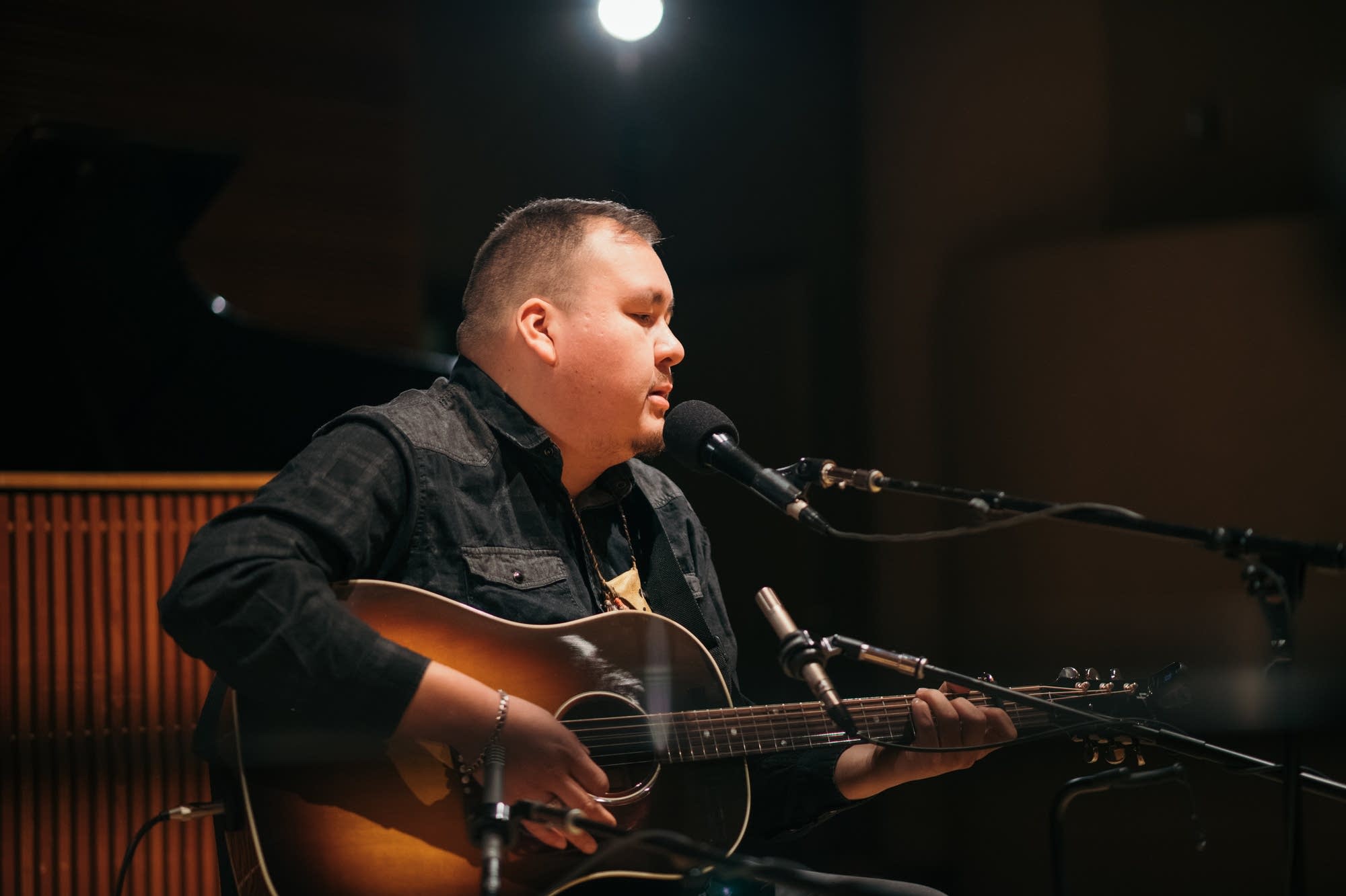 William Prince performs in The Current studio