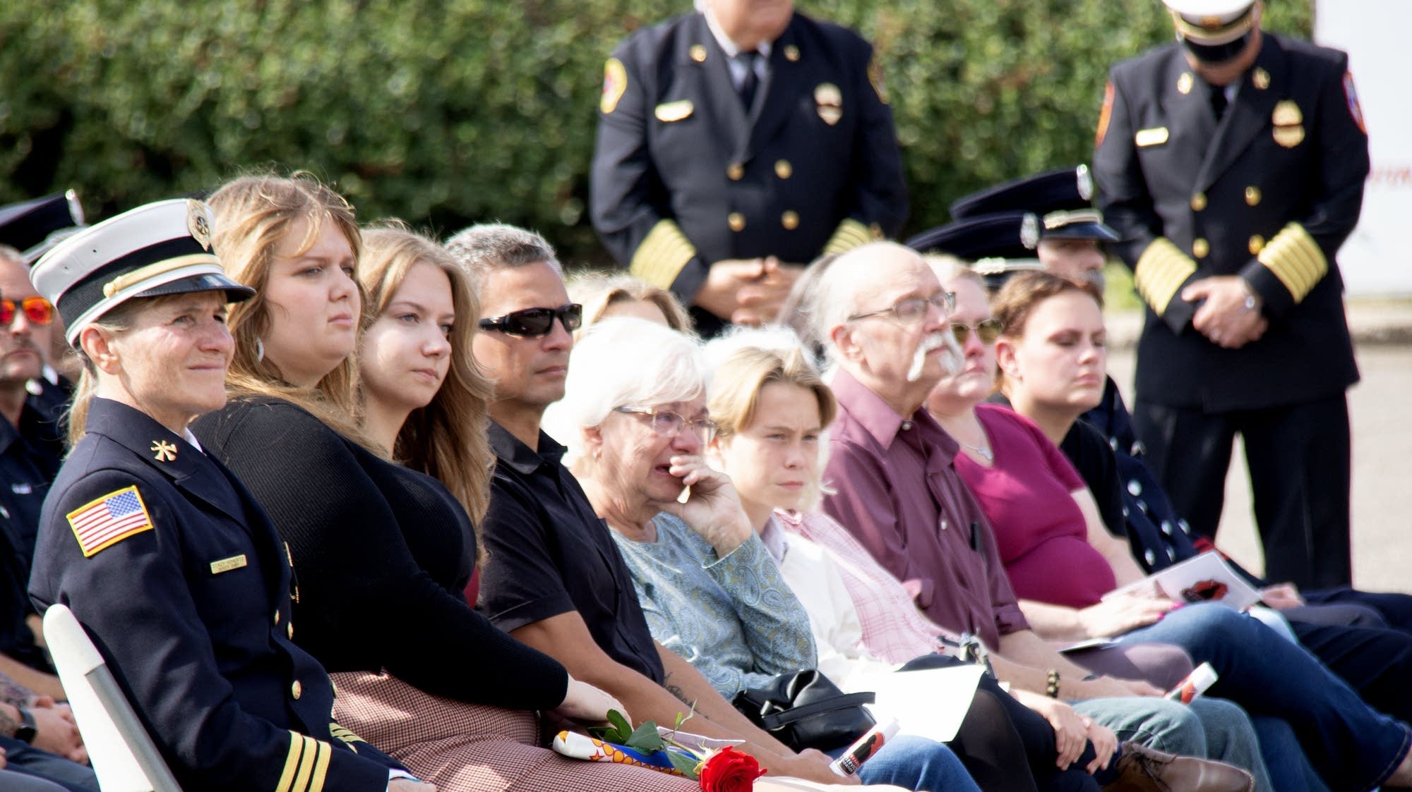 Hundreds gather to honor Minnesota's fallen firefighters | MPR News