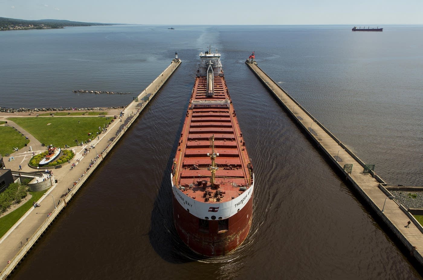 Life on Duluth's Aerial Lift Bridge: Lots of ups, few downs | MPR News
