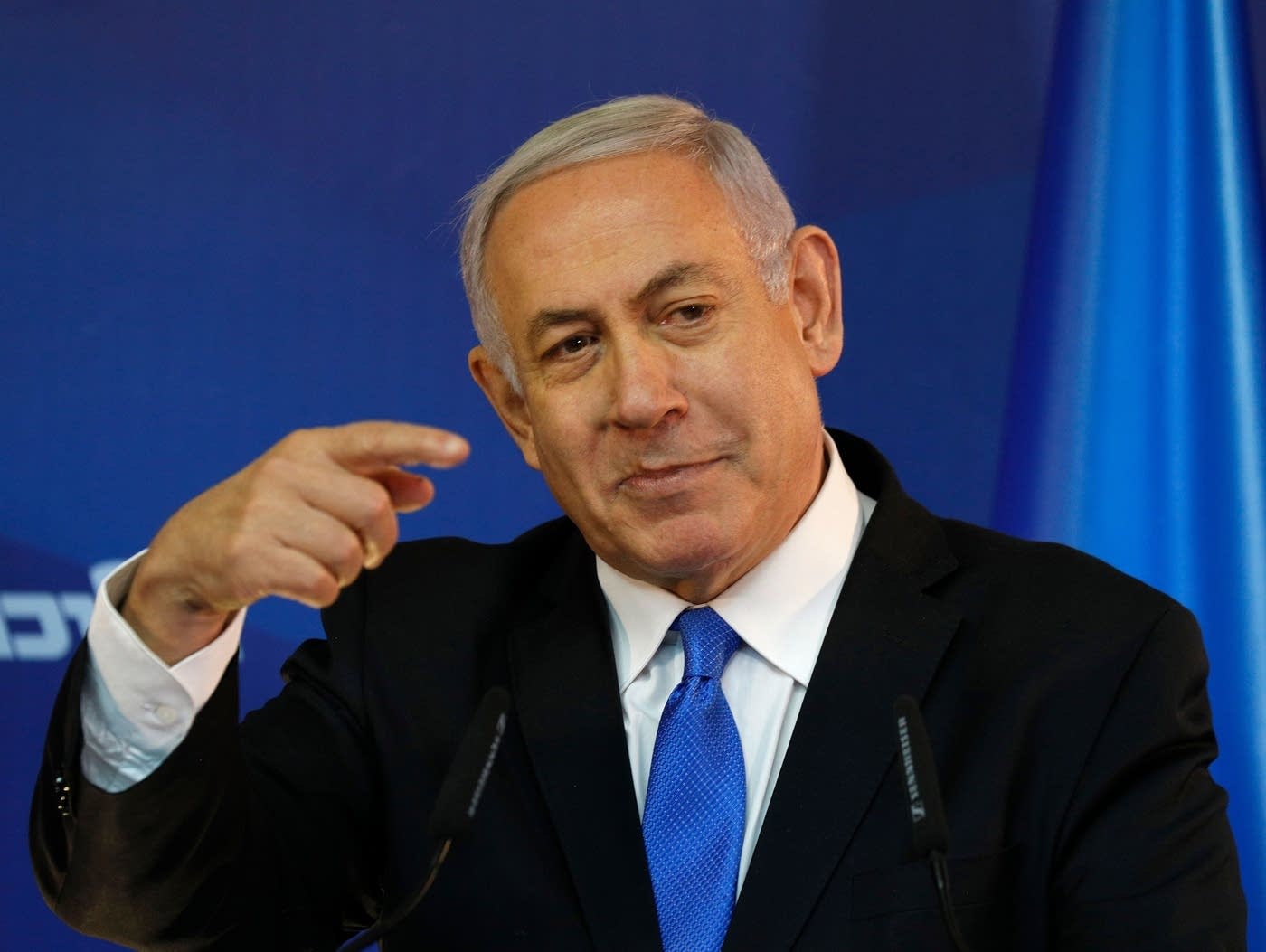 Netanyahu vows to annex West Bank settlements if re-elected | MPR News