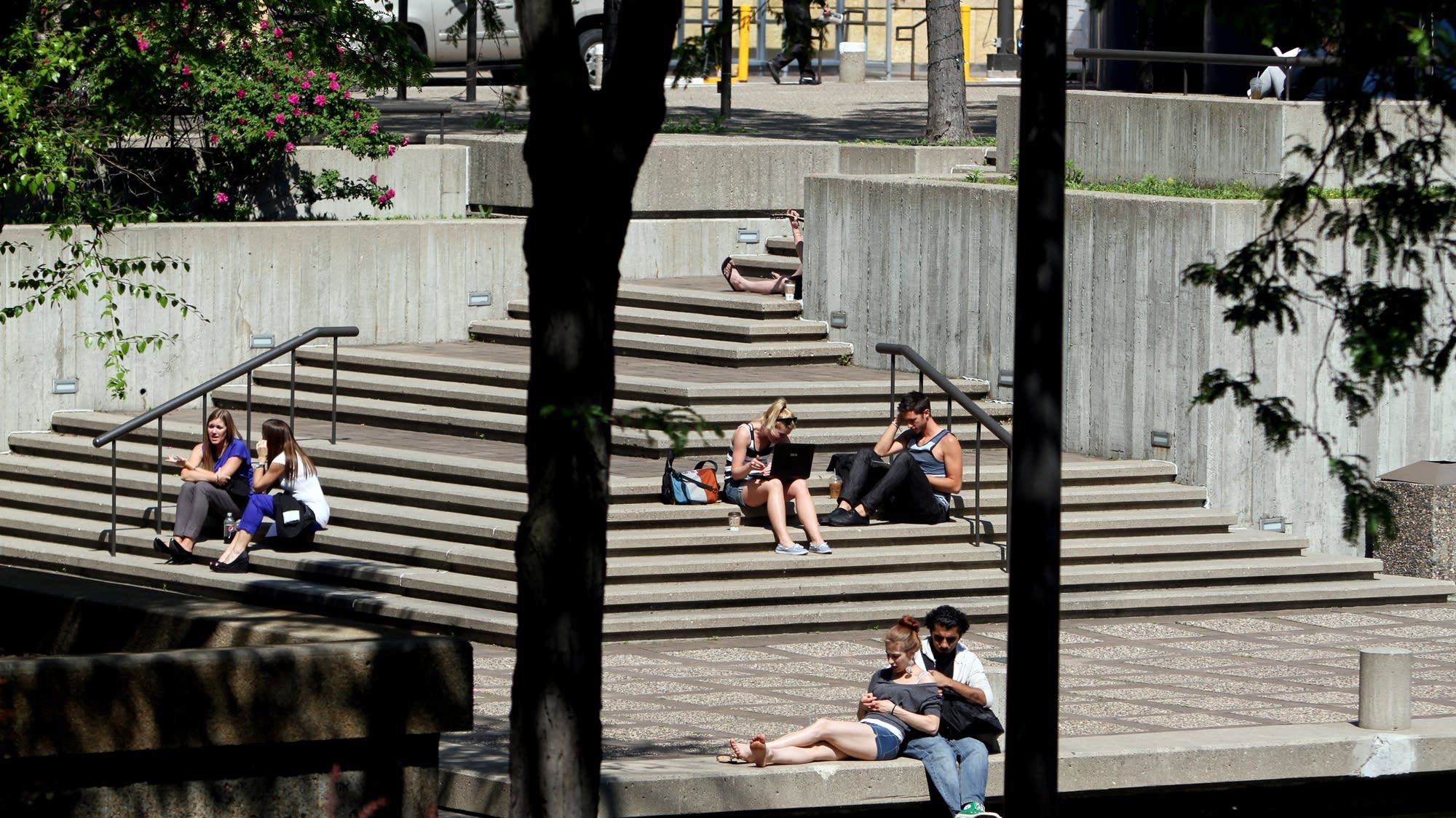 New plan for Peavey Plaza: Add a wheelchair ramp | MPR News