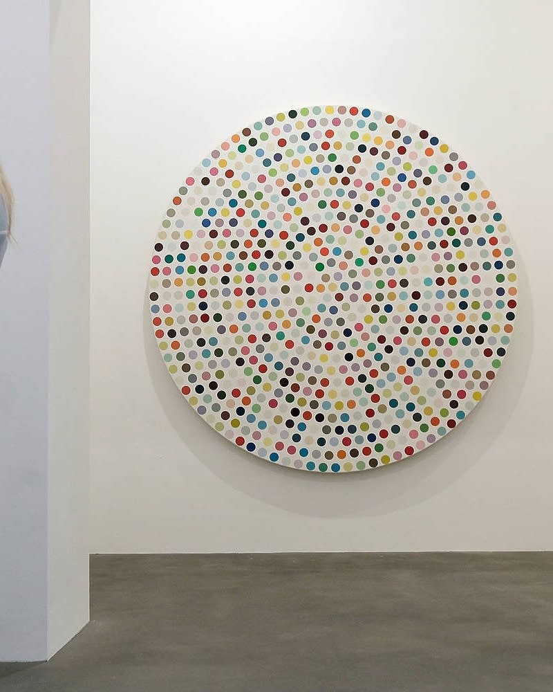 Damien Hirst Spot Paintings Damien Hirst, 'Solo Exhibition' At Gary