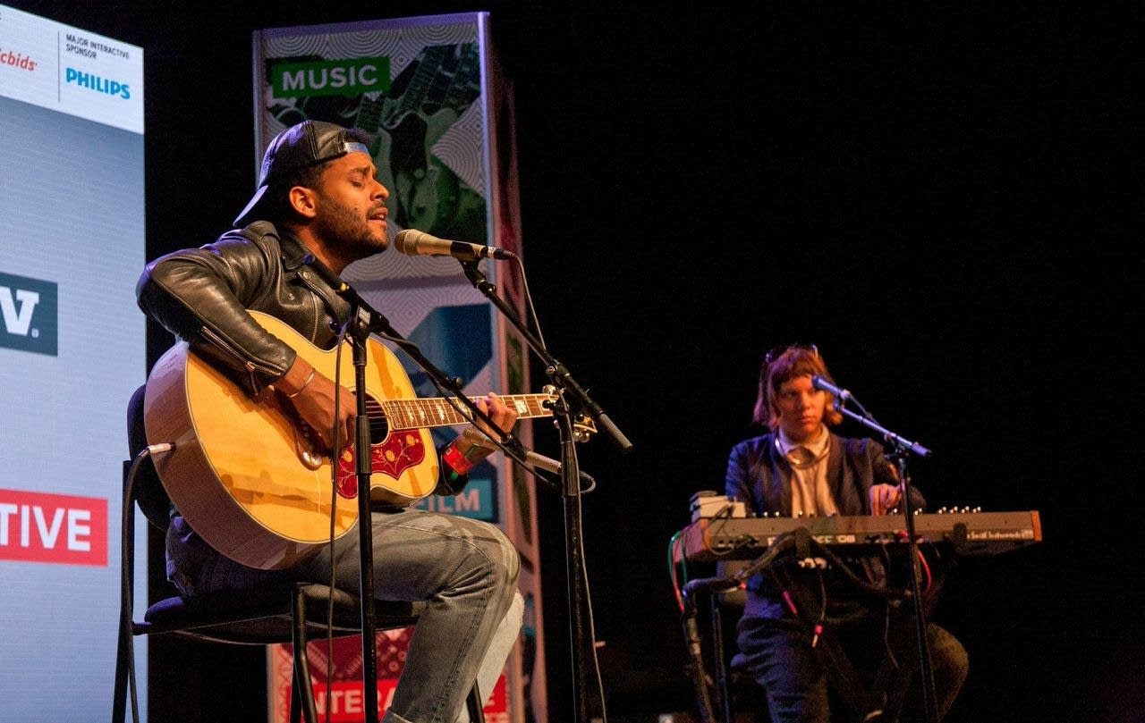 Twin Shadow performs at the SxSW Public Radio Day Stage