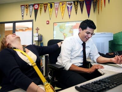 Minneapolis' Cristo Rey graduates its first class with honors | MPR News