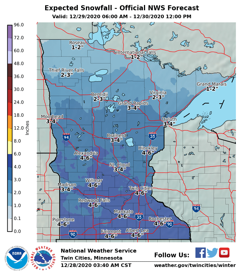 A snowstorm targets Minnesota Tuesday | MPR News