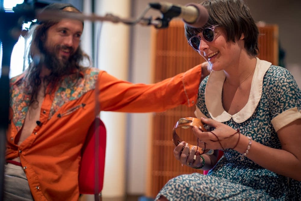 Edward Sharpe and The Magnetic Zeros performs in The Current studios ...