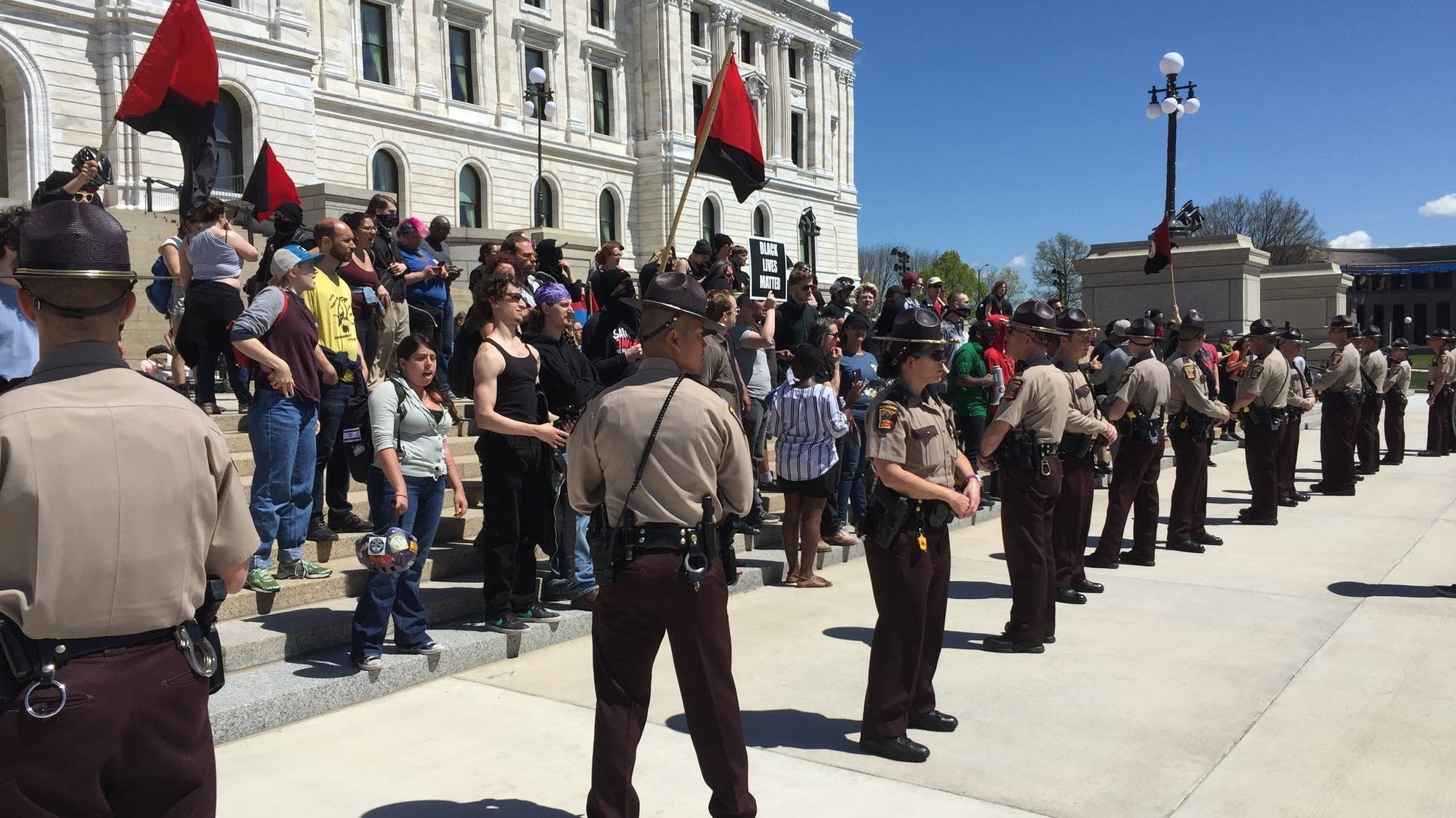 Pro-Trump rally draws other clashing groups | MPR News