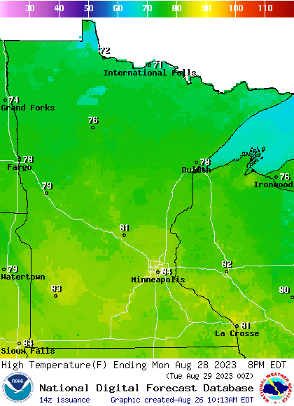 Comfortable weekend temperatures; Friday will be the warmest day this ...