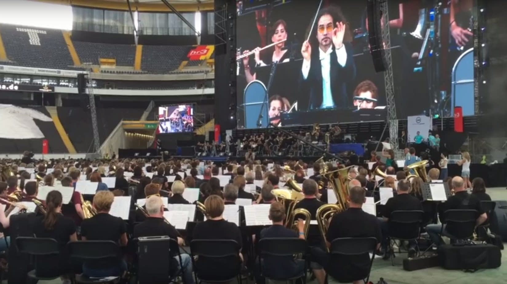 Watch videos of the largest orchestra ever assembled