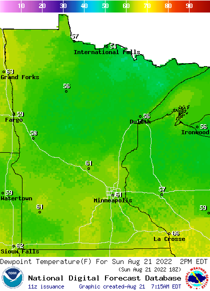 Areas of fog Sunday AM, then plenty of sunshine | MPR News