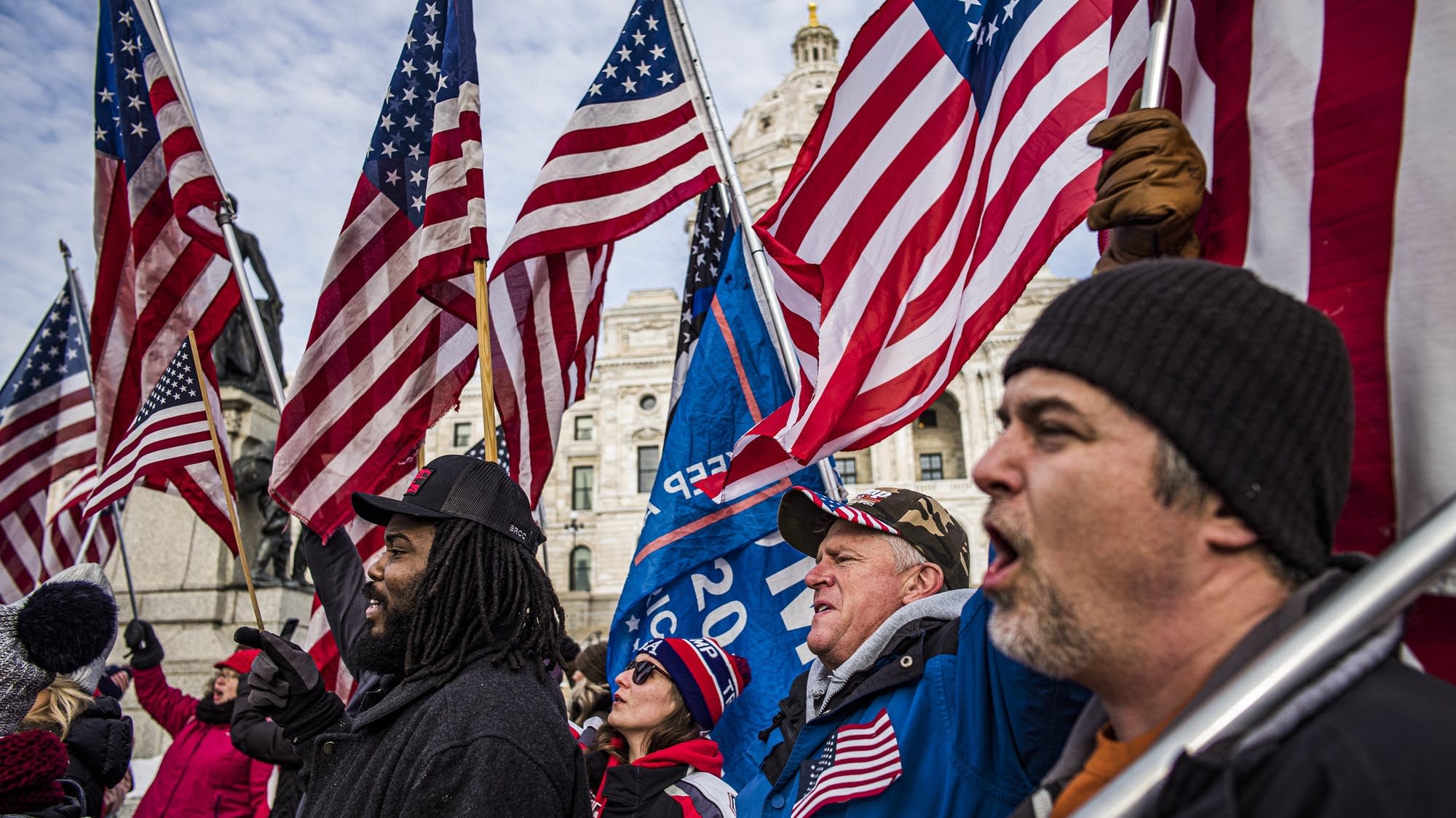 Trump backers rally at Minnesota Capitol against Biden win | MPR News