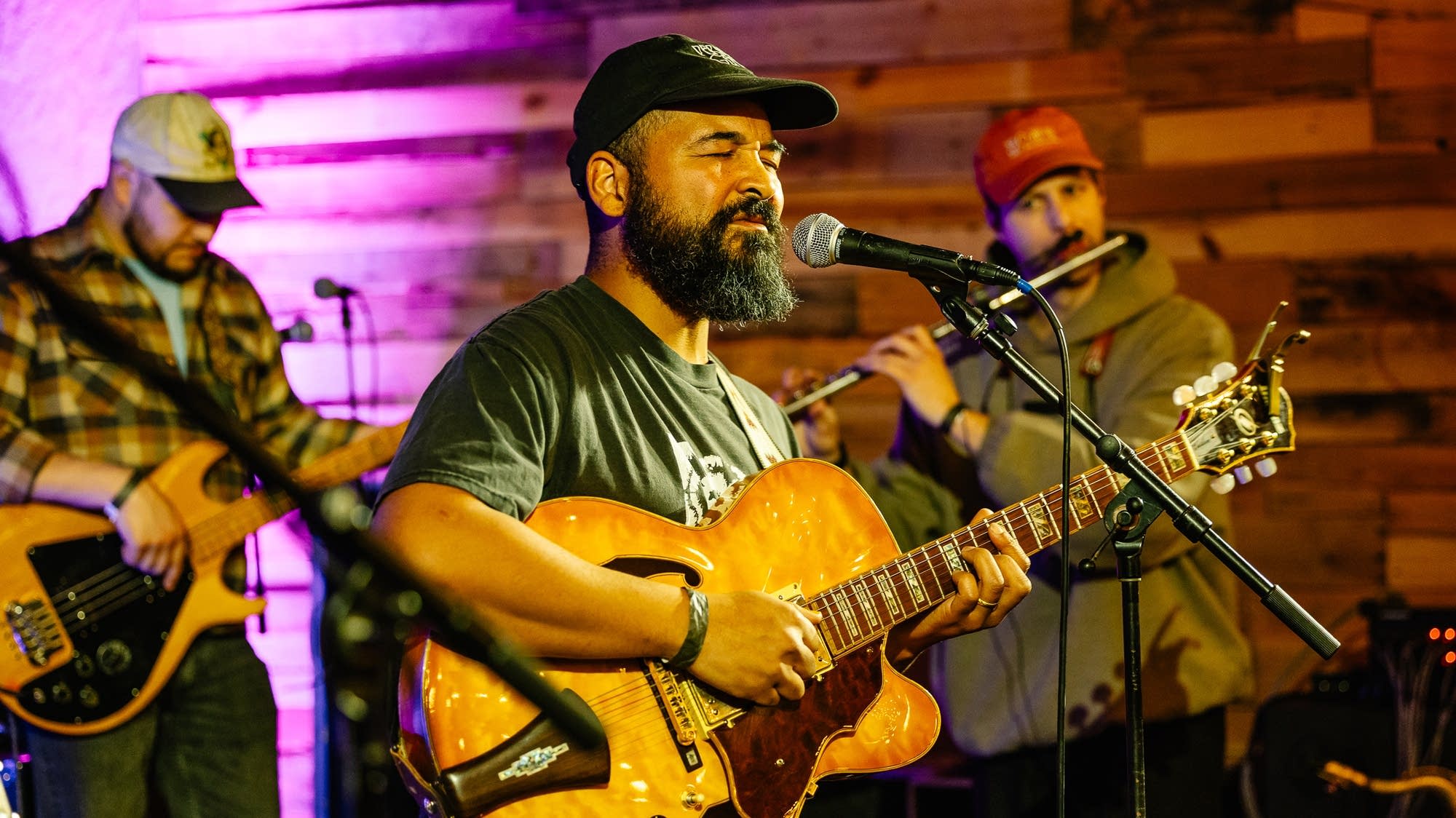 Minnesota musicians Geoffrey Wilson, Jeremy Messersmith and Natalie ...