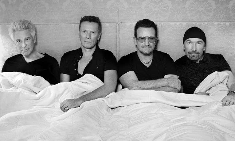 Today’s Music News: U2 hop into bed together for tour publicity photo