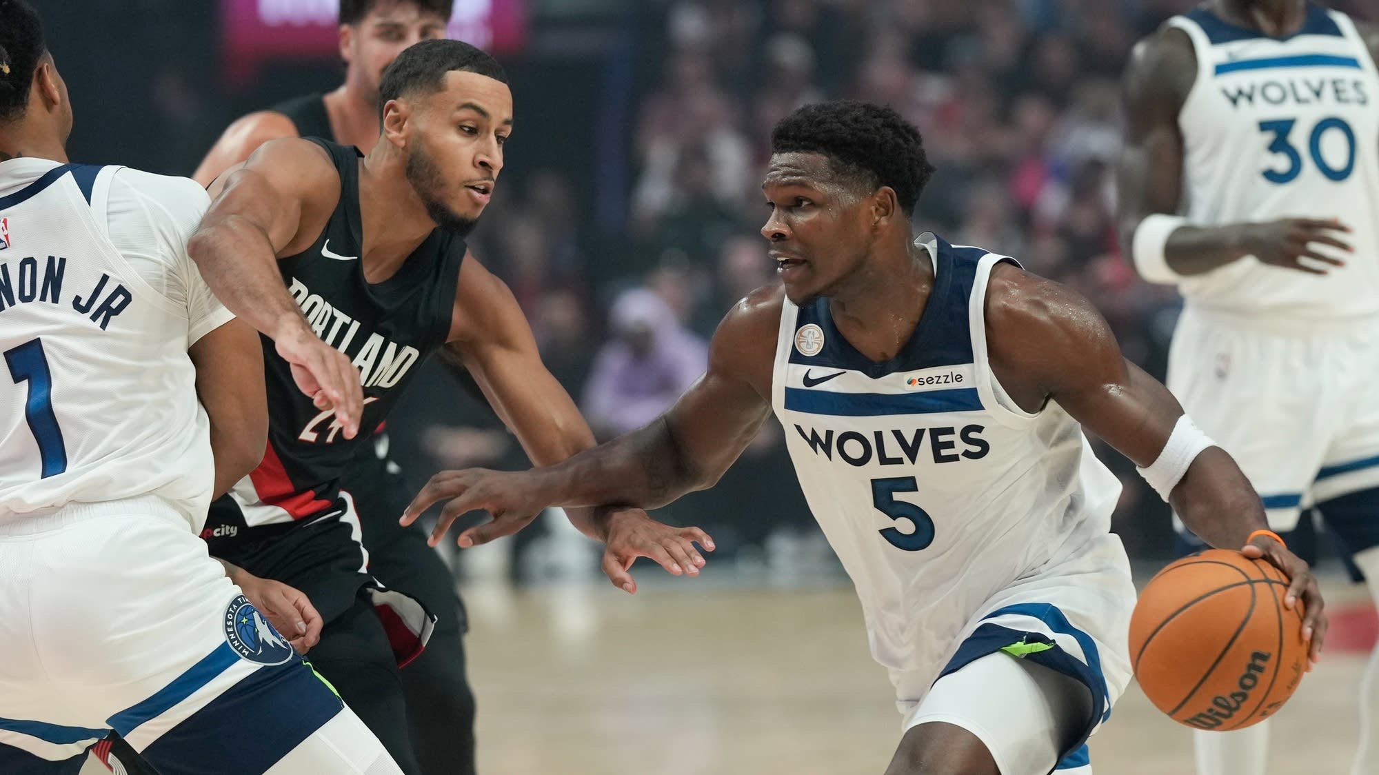 Minnesota Timberwolves rally to beat the Portland Trail Blazers 118-114 ...