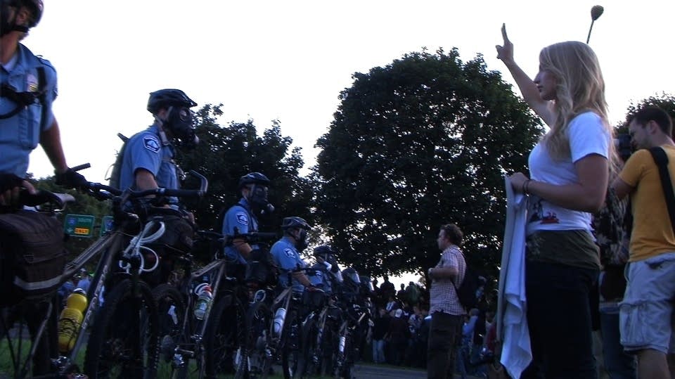 Protests on the RNC's final night | MPR News