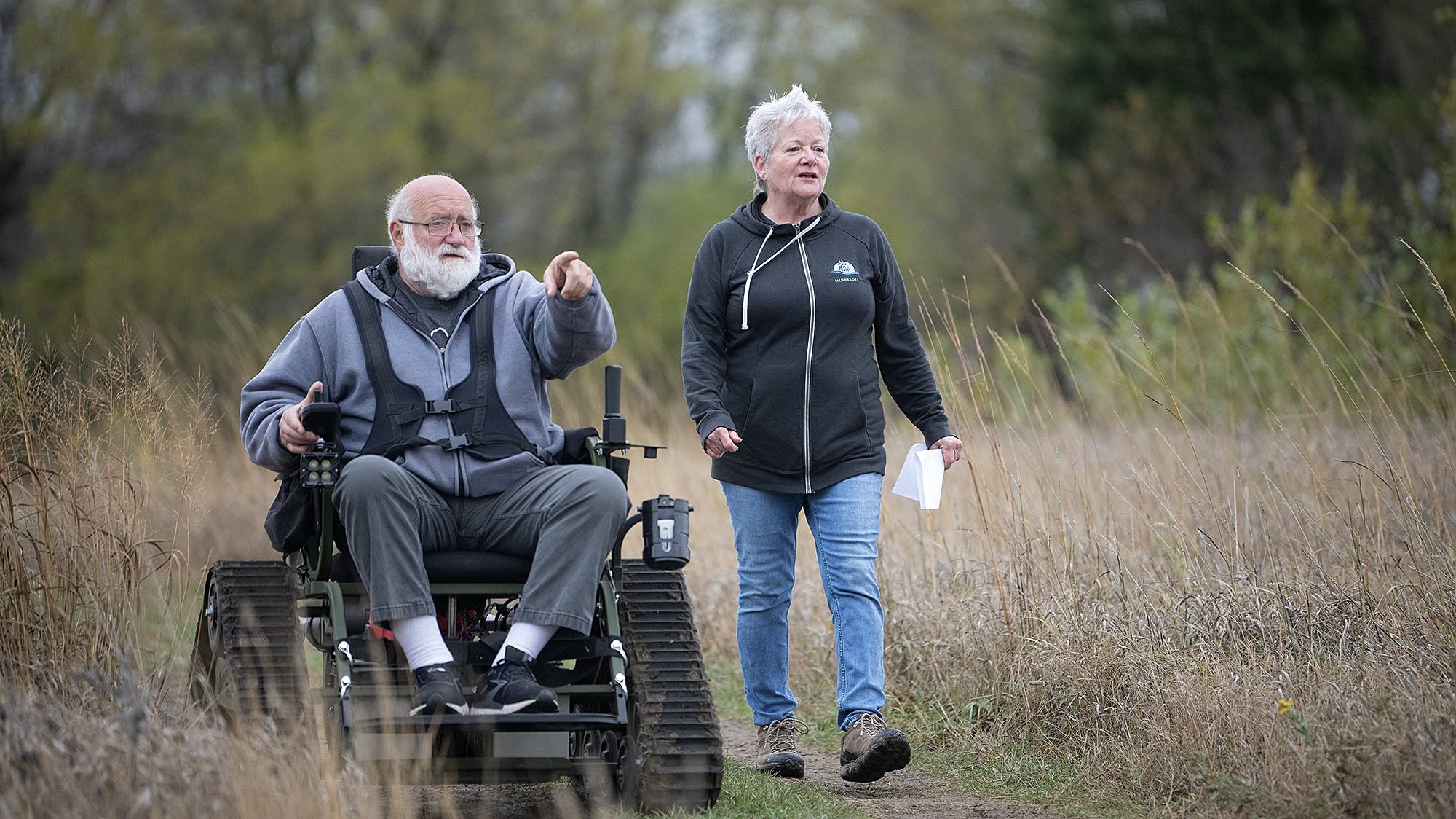 Rollout of all-terrain trackchairs broadens access to state parks | MPR ...