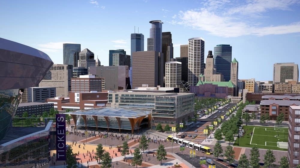 Senate committee approves stadium plan | MPR News