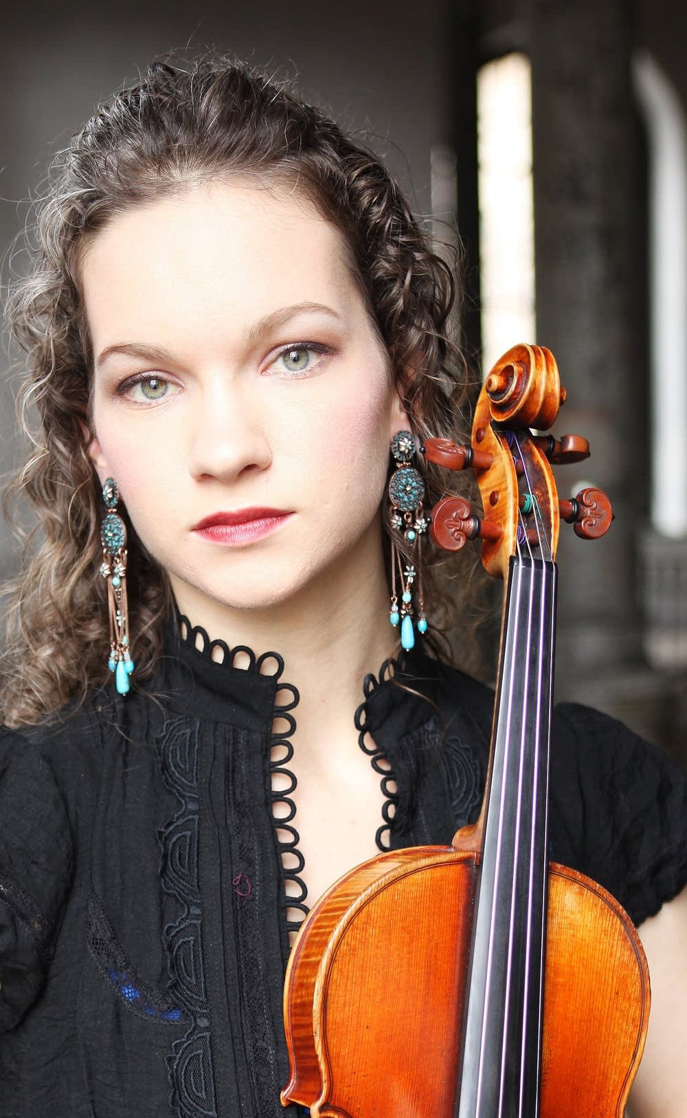 In studio with Hilary Hahn