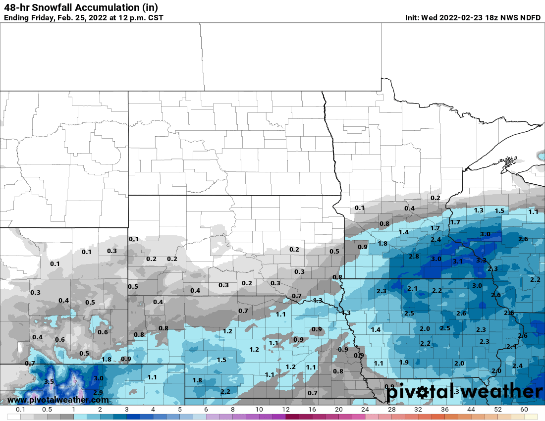 Light snow, chilly Thursday; early March warmup ahead | MPR News
