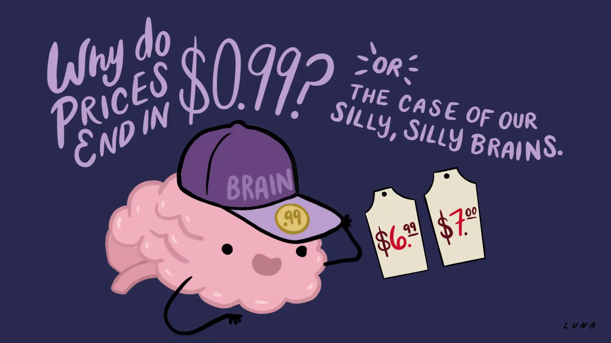 Why do prices end in $0.99? - Million Bazillion from Marketplace