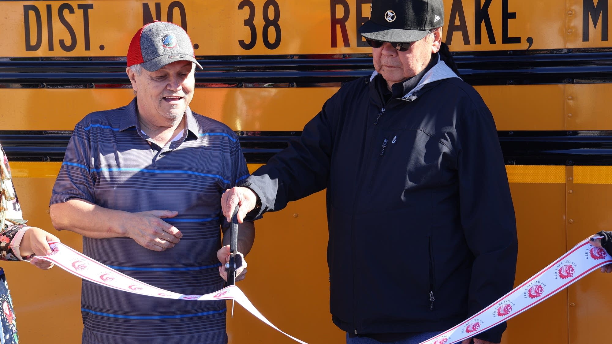 Leading the charge: Red Lake unveils new electric school buses during ...