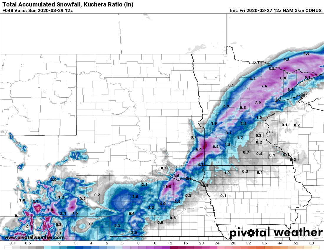 Saturday soaker: Storm pushing rain and snow into Minnesota | MPR News