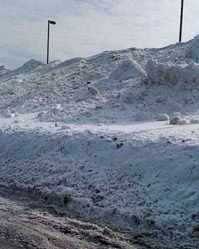 A Giant Pile Of Snow Minneapolis