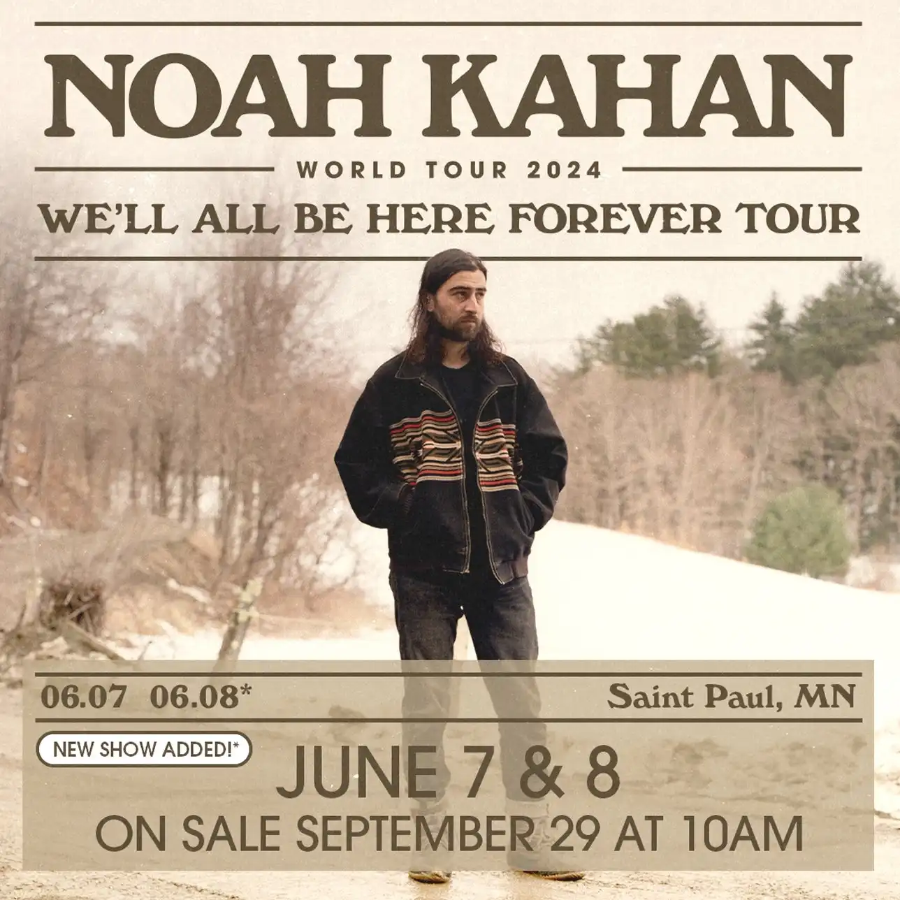 Noah Kahan at Xcel Energy Center
