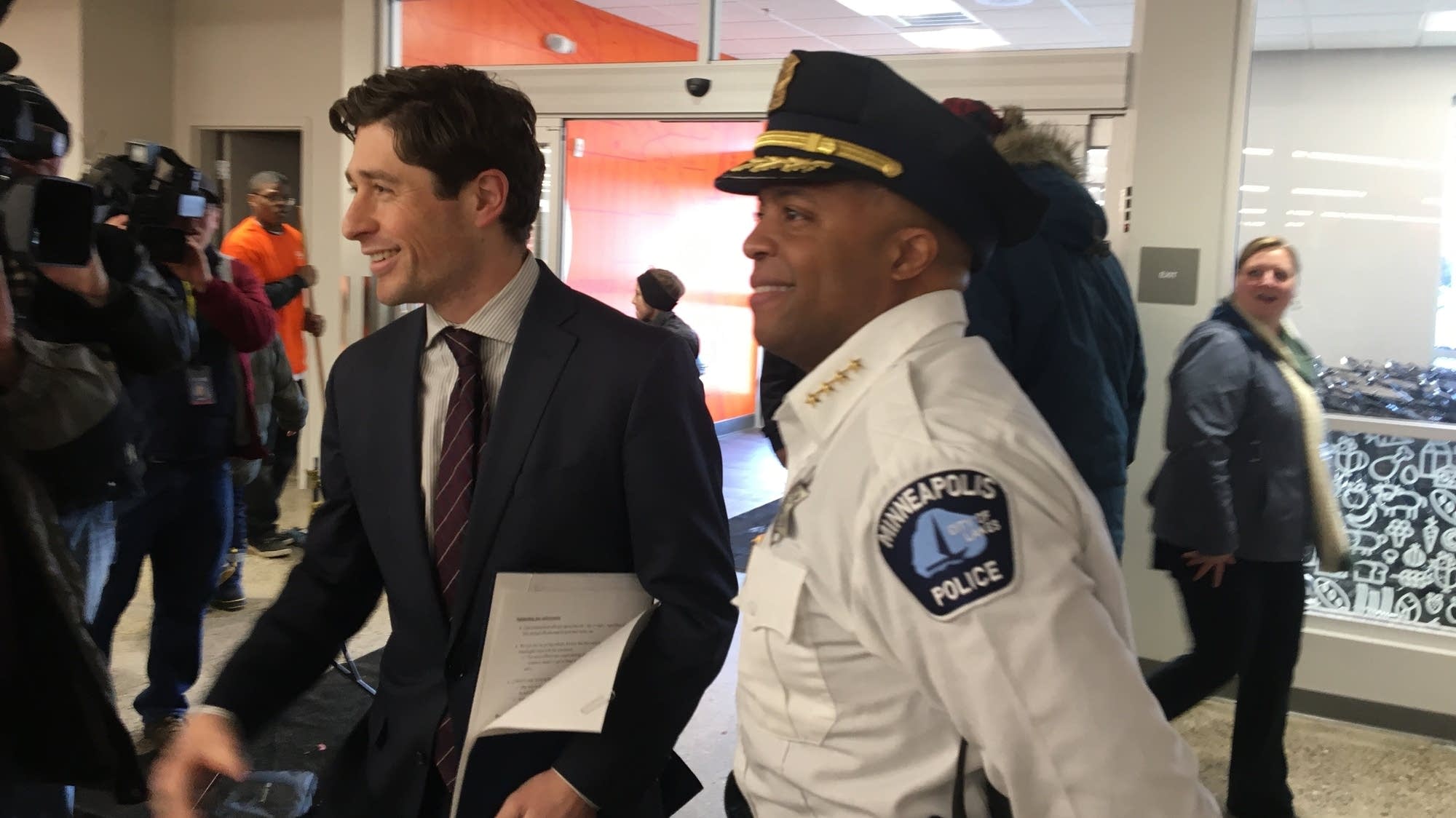 Frey meets with top cops to talk police-community relations | MPR News