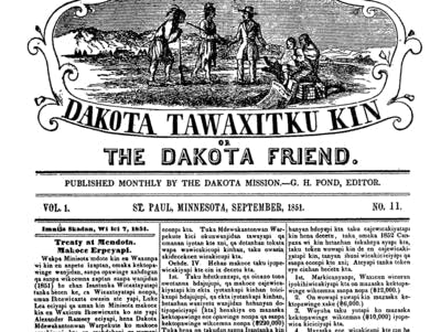 A portrait of Gideon Pond, the first to write the Dakota Language | MPR ...