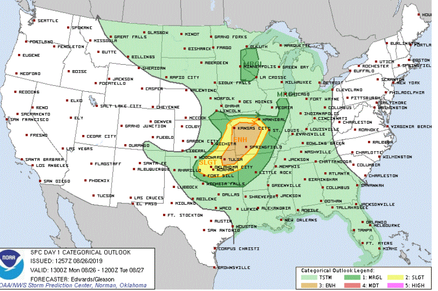 Rain and some thunderstorms Monday; cool, breezy Tuesday | MPR News