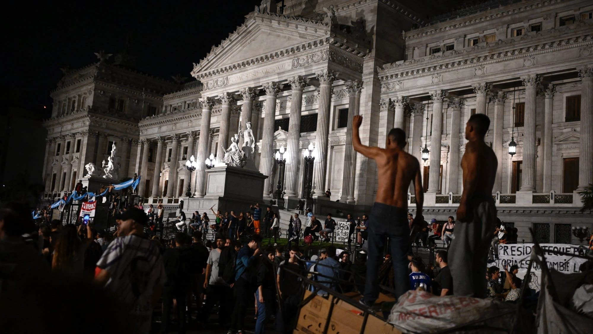 Argentinians protest Milei’s economic “shock treatment”