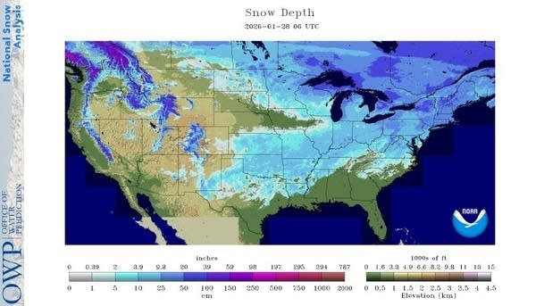 Snow piles up across the United States but Minnesota still waits | MPR News