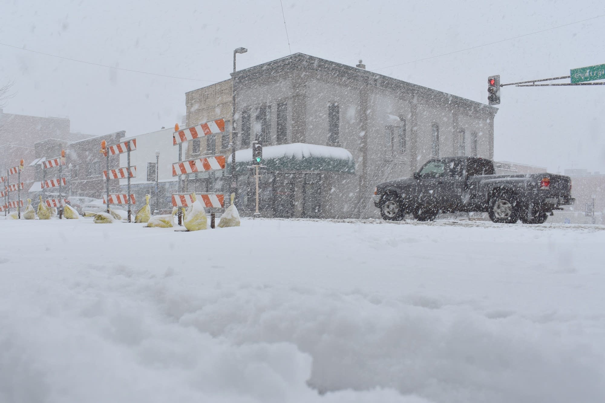 Photos: April snowstorm impacts Minnesota | MPR News