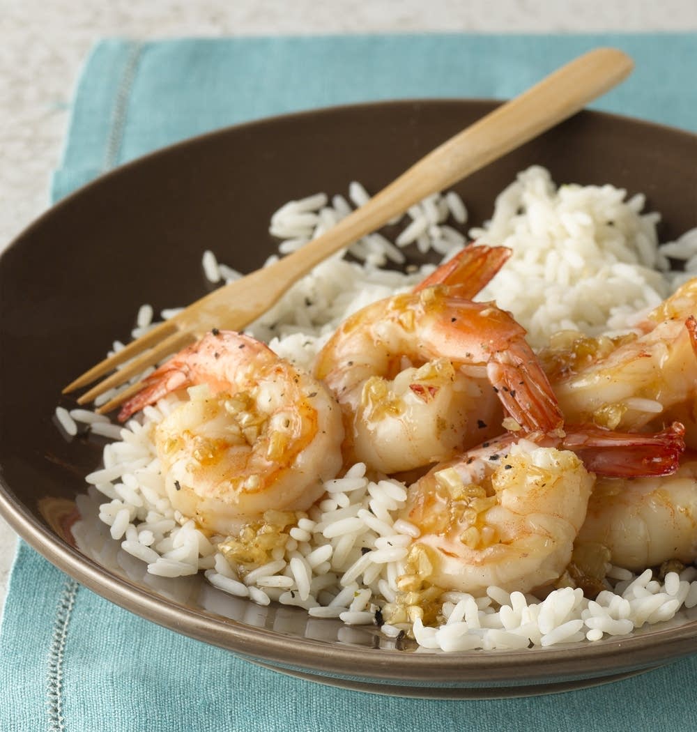 Plumped Ginger Caramel Shrimp | The Splendid Table