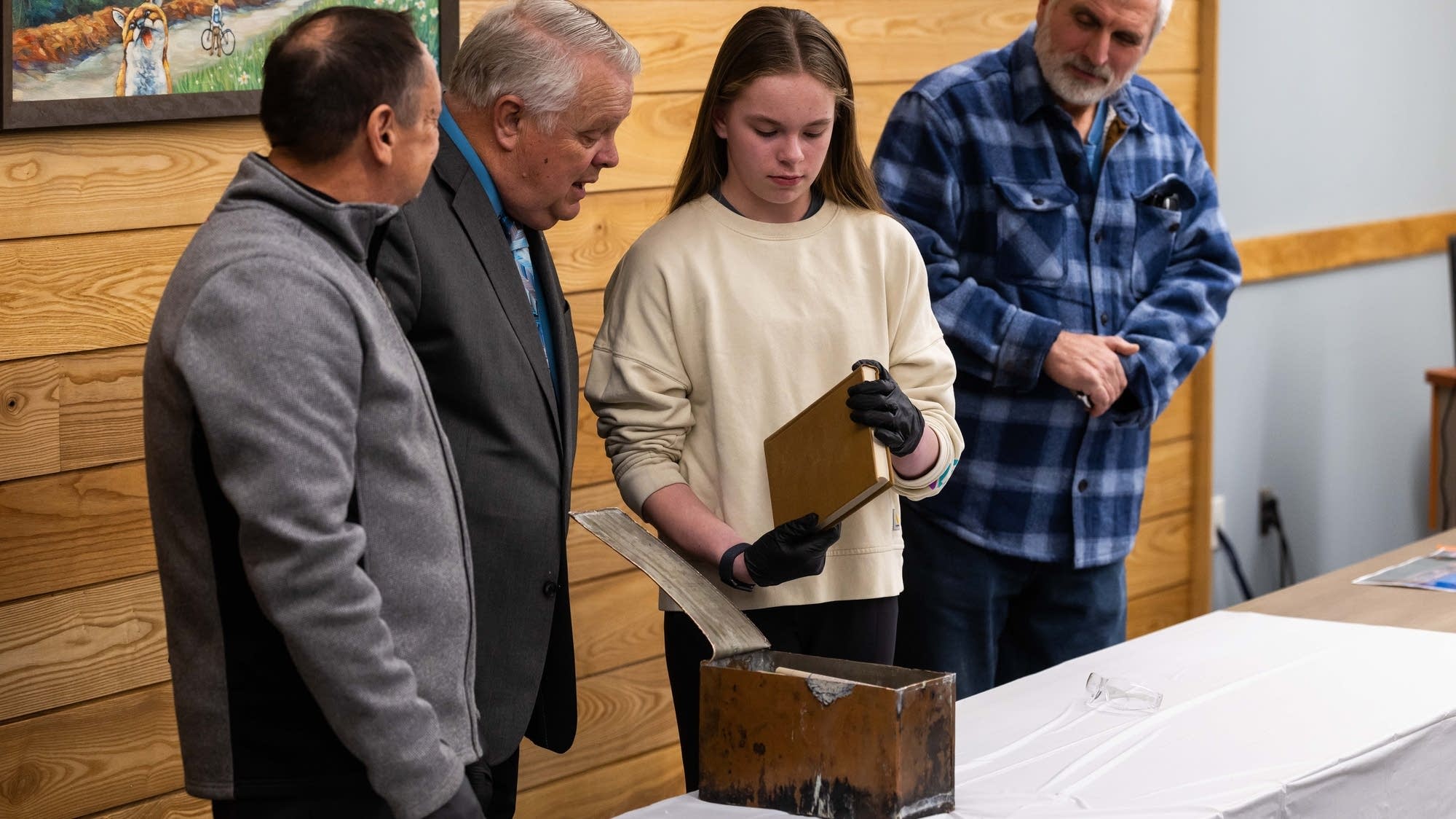 Century old time capsule opened in Virginia, Minnesota | MPR News
