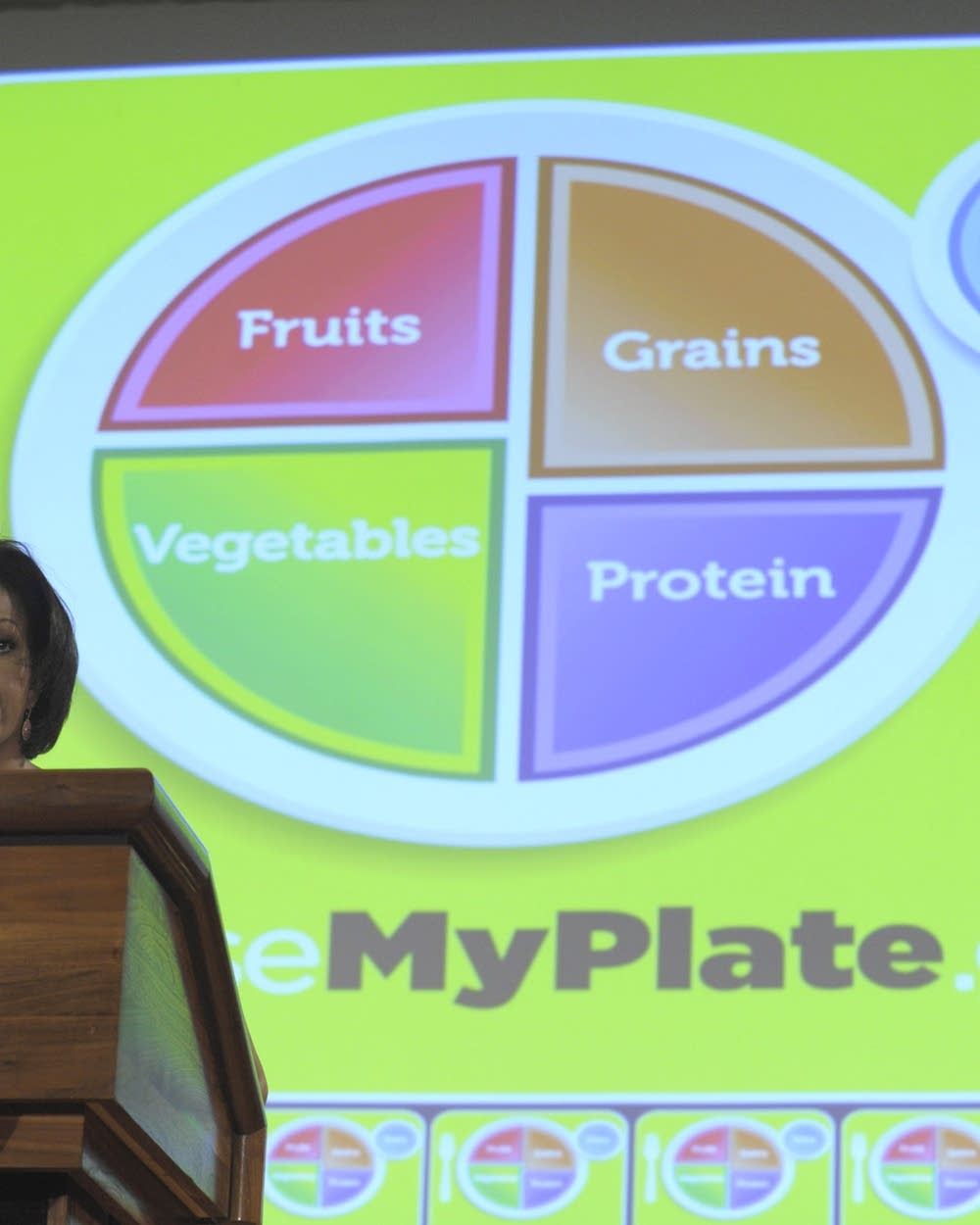 Michelle Obama Nutrition Plate I Let The Government Microwave Raw