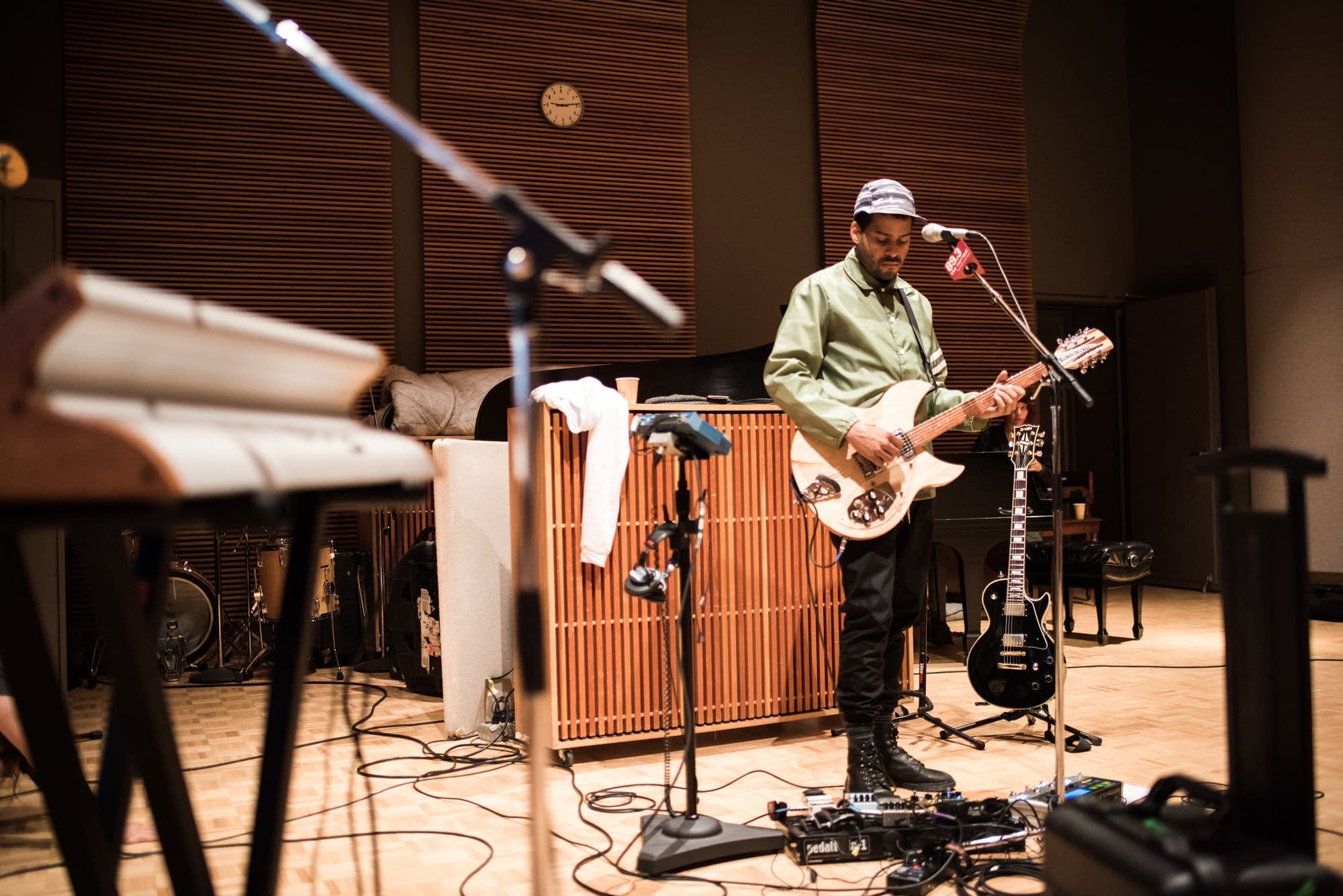 Twin Shadow performs in The Current studio