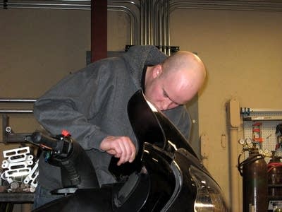 Students compete to keep snowmobiles running clean | MPR News