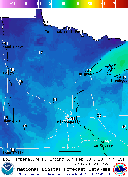 Weekend weather: Warmer temps; Sunday snow chance in northern Minnesota ...