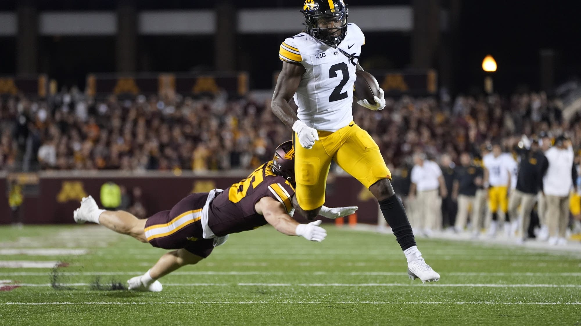 Iowa beats Minnesota 31-14, takes back Floyd of Rosedale | MPR News