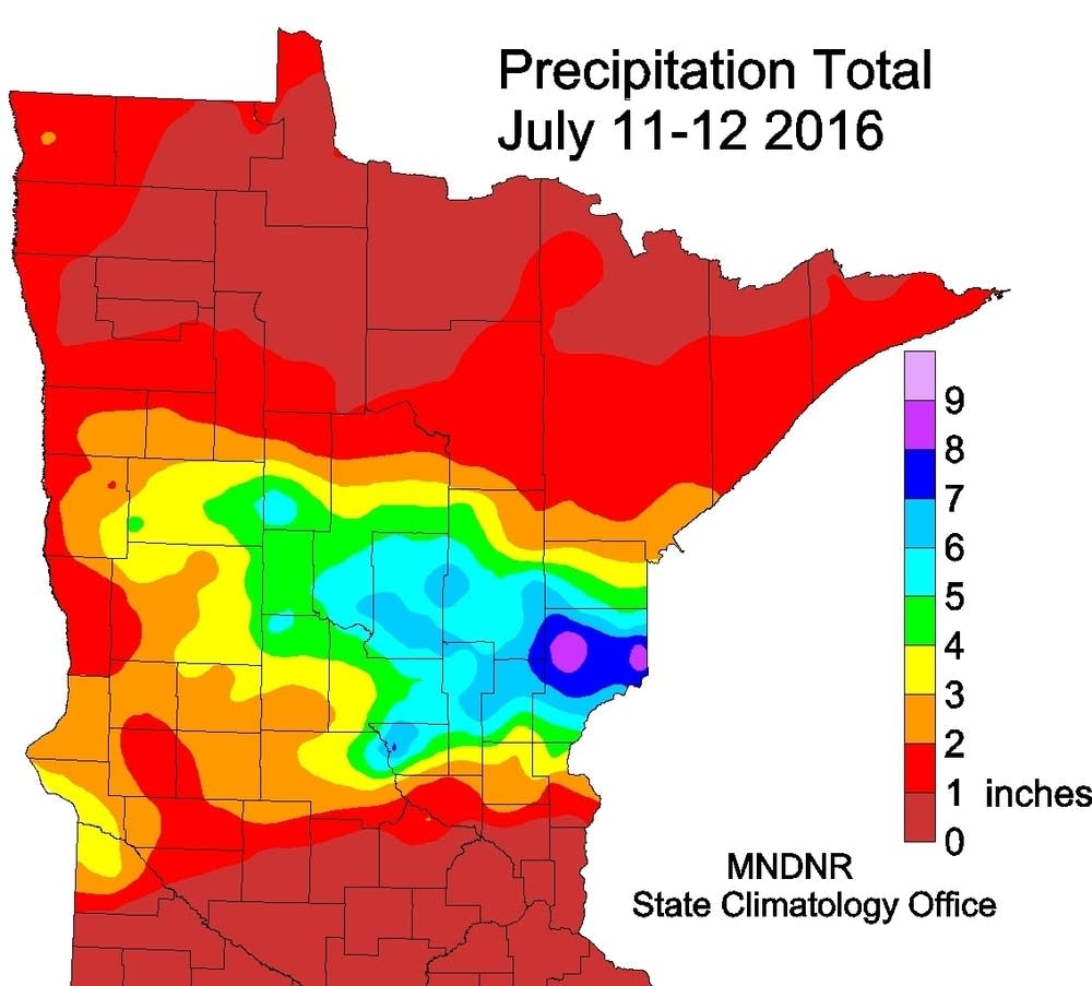 ‘Mega-rain’ biggest since Duluth flood, extreme heat next week | MPR News
