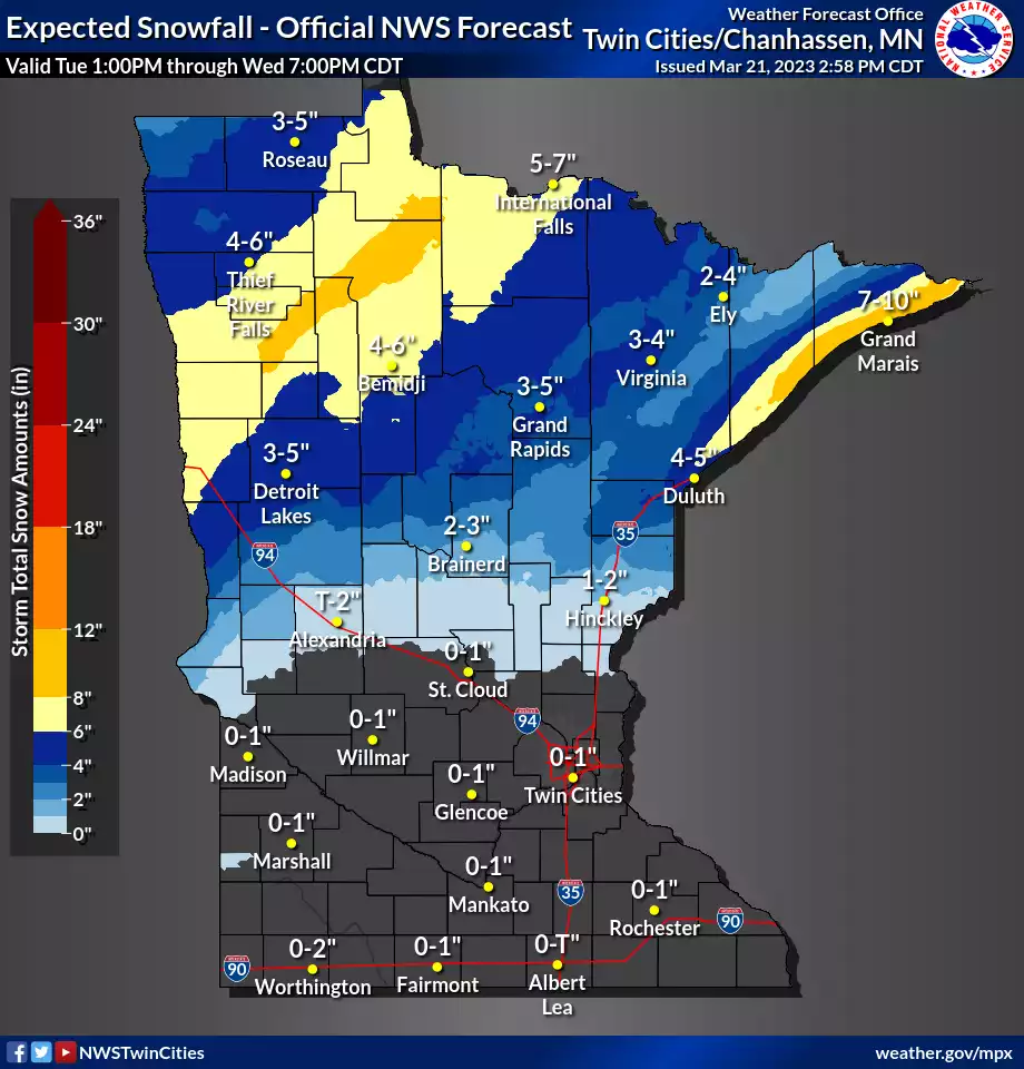 Snow up north, rain for the Twin Cities overnight | MPR News