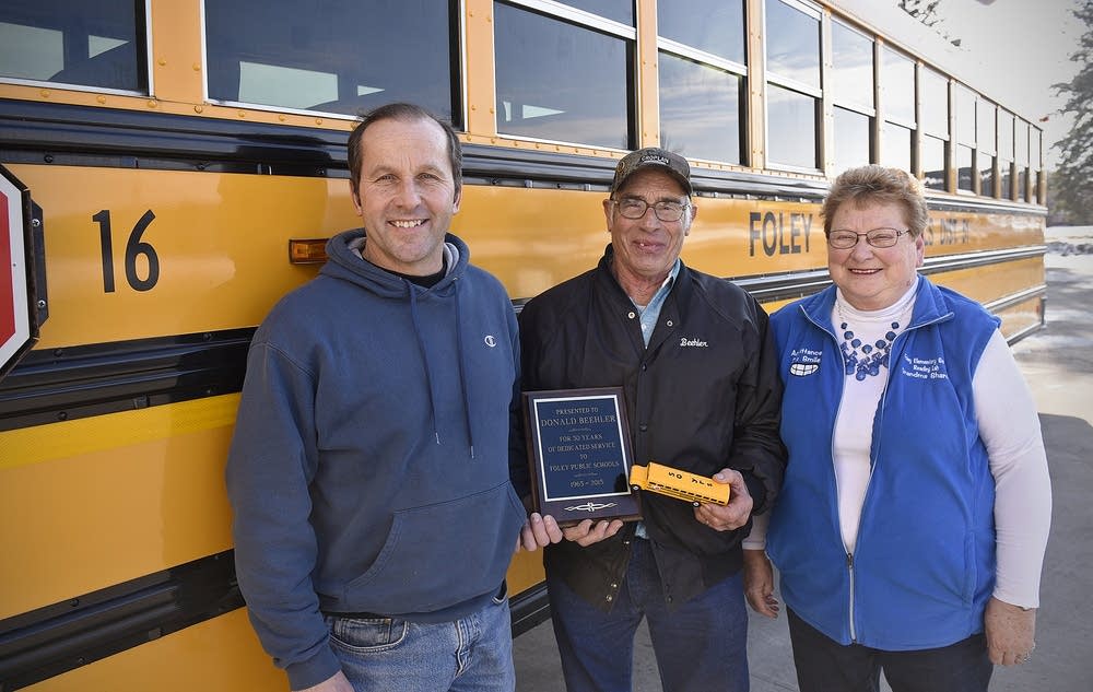 Foley school bus driver passes 50 years on road | Minnesota Public ...
