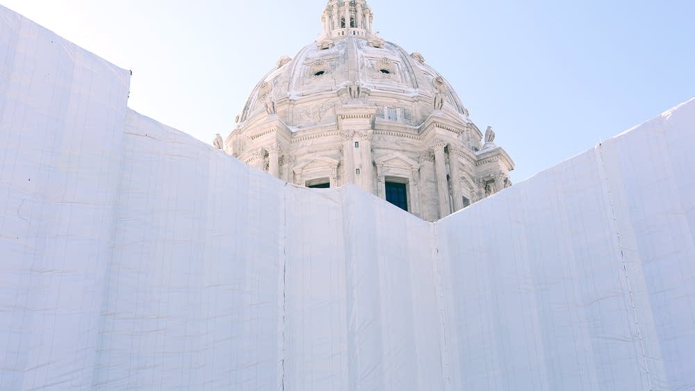 Less room to roam as rotunda renovations pick up | MPR News