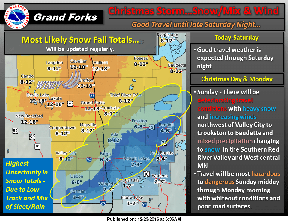 Light snow today; freezing rain and snow for MN on Christmas | MPR News